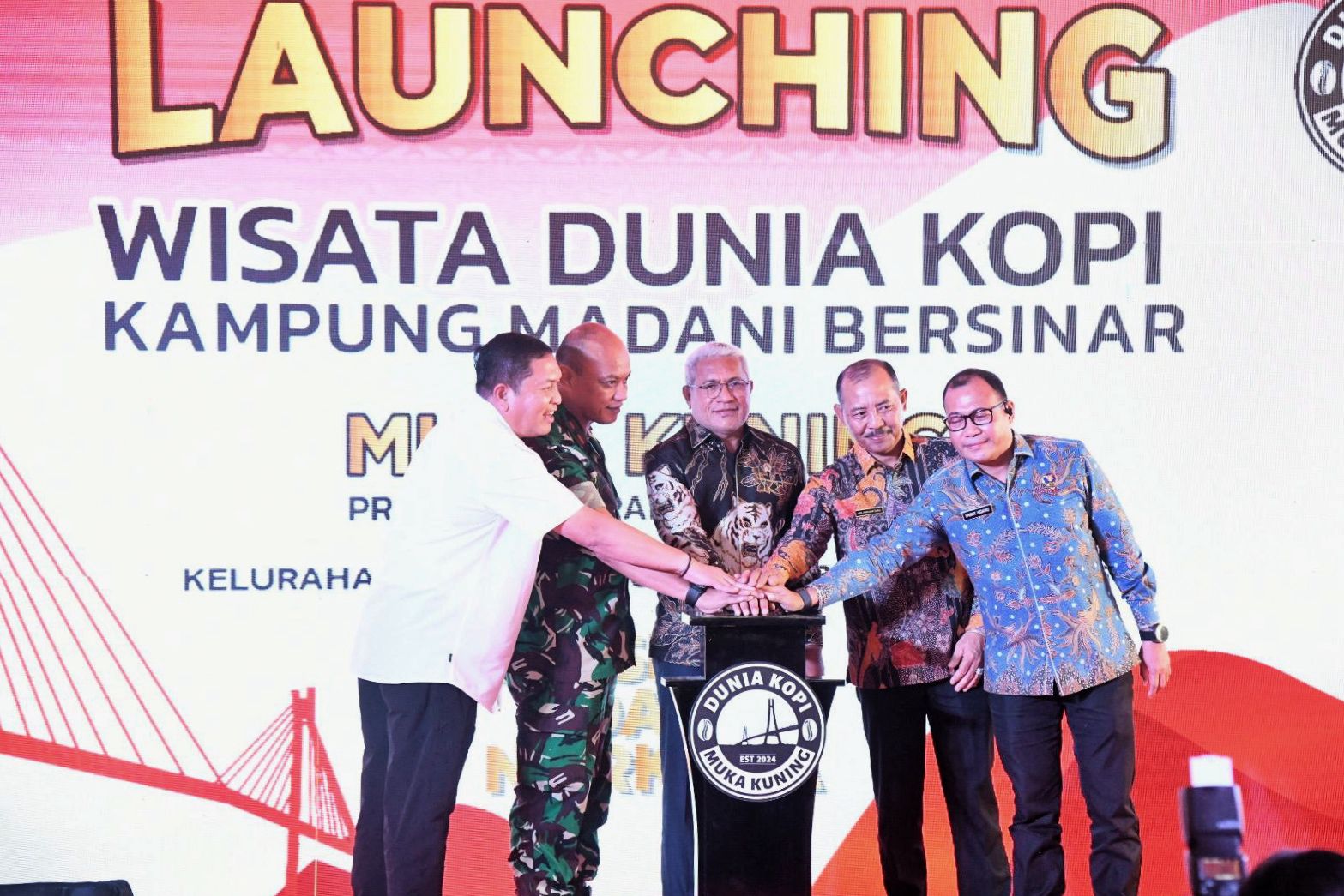 Launching 'Wisata Dunia Kopi' Kampung Madani Bersinar: Sinergi BNNP Kepri dan Pemerintah Perangi ...